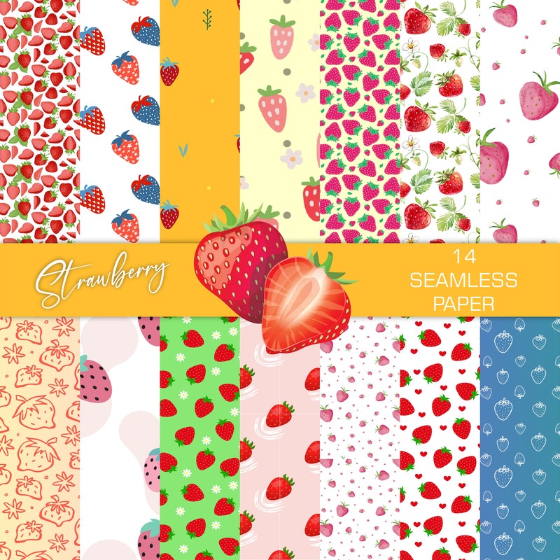 Strawberry Theme - Etsy
