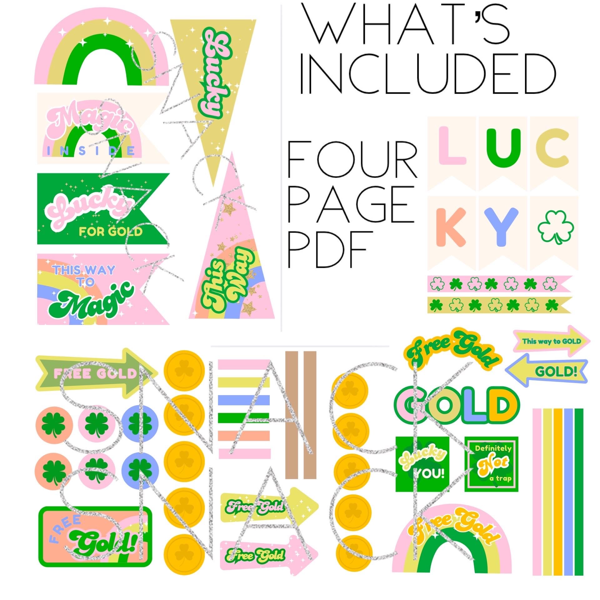 Leprechaun Trap • St. Patrick’s Day Printables • St. Pattys Decoration ...