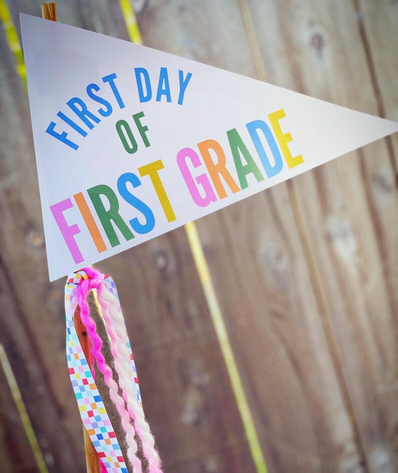 Back to School, First Day of School, Last Day of School Preschool-5th ...