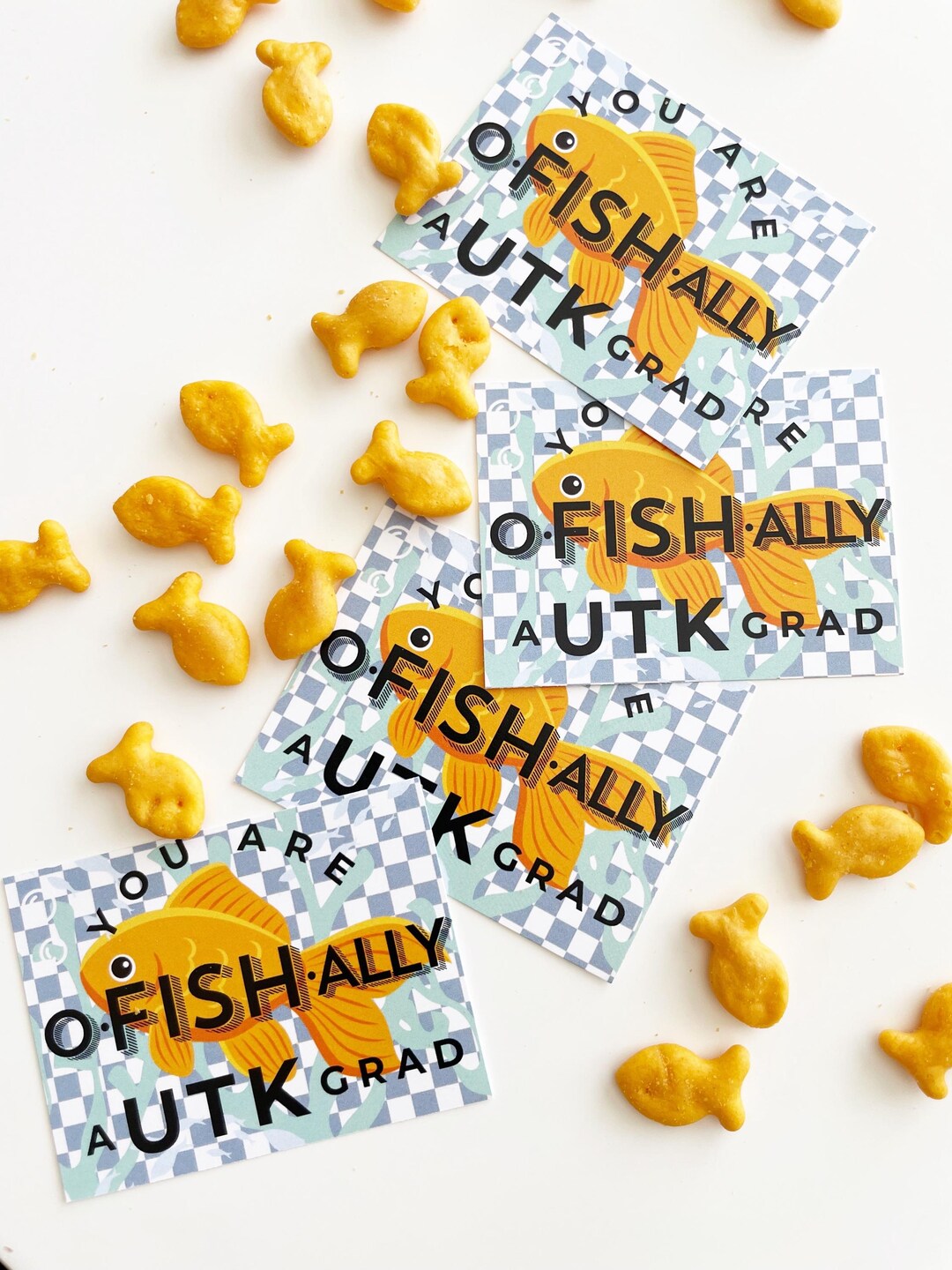 Ofishally Graduate Tags, Goldfish Tags, Last Day of School Printable ...