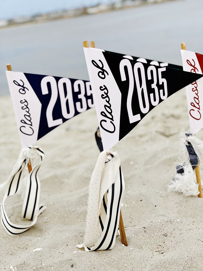 Class of 2035 Letterman Pennant. Back to School, End of School Year ...