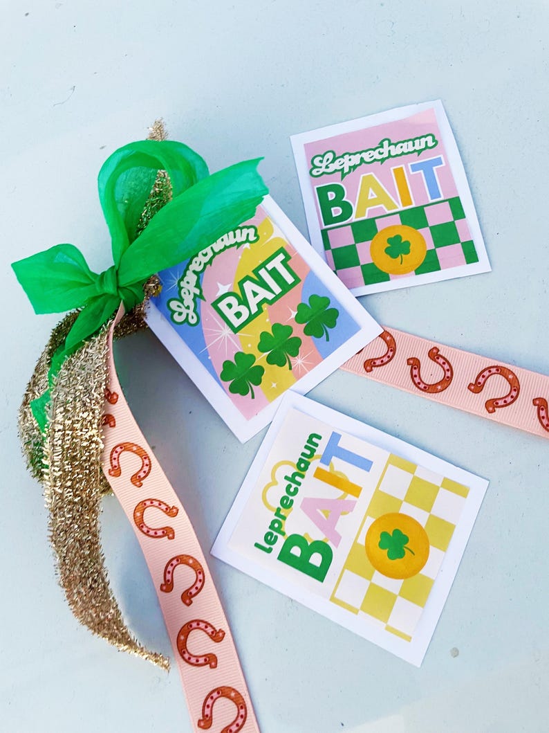 Leprechaun Bait Tags • Leprechaun Trap Printables • St. Patrick’s Day ...