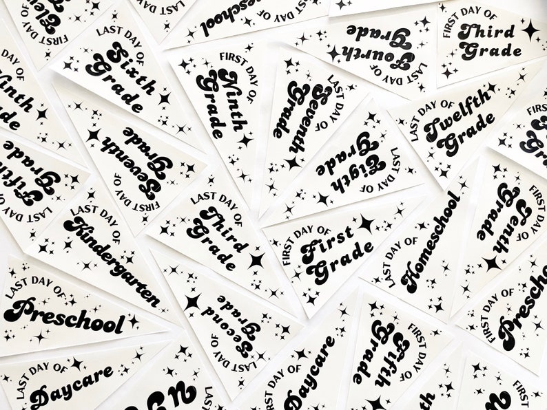 Back to School, Last Day of School Printable Pennant. Preschool-12th ...