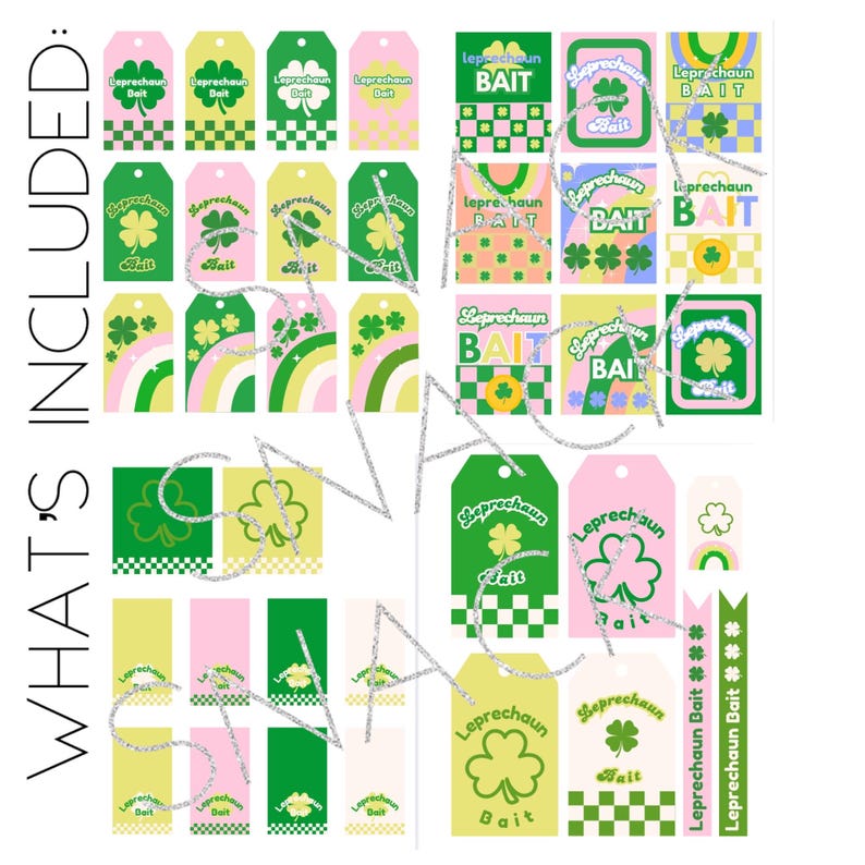 Leprechaun Bait Tags • Leprechaun Trap Printables • St. Patrick’s Day ...