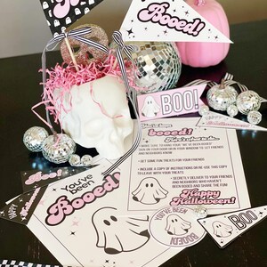 You've Been Booed Kit, Halloween Boo Tags, You've Been Boo'd Pennants ...