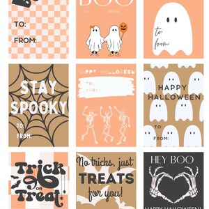 Halloween Printable Boo Tags, Halloween Gift Tags, You've Been Booed ...