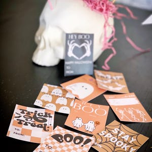 Halloween Printable Boo Tags, Halloween Gift Tags, You've Been Booed ...