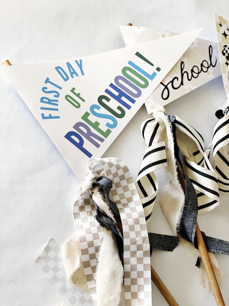 Back to School, First Day of School, Last Day of School Preschool, Utk ...