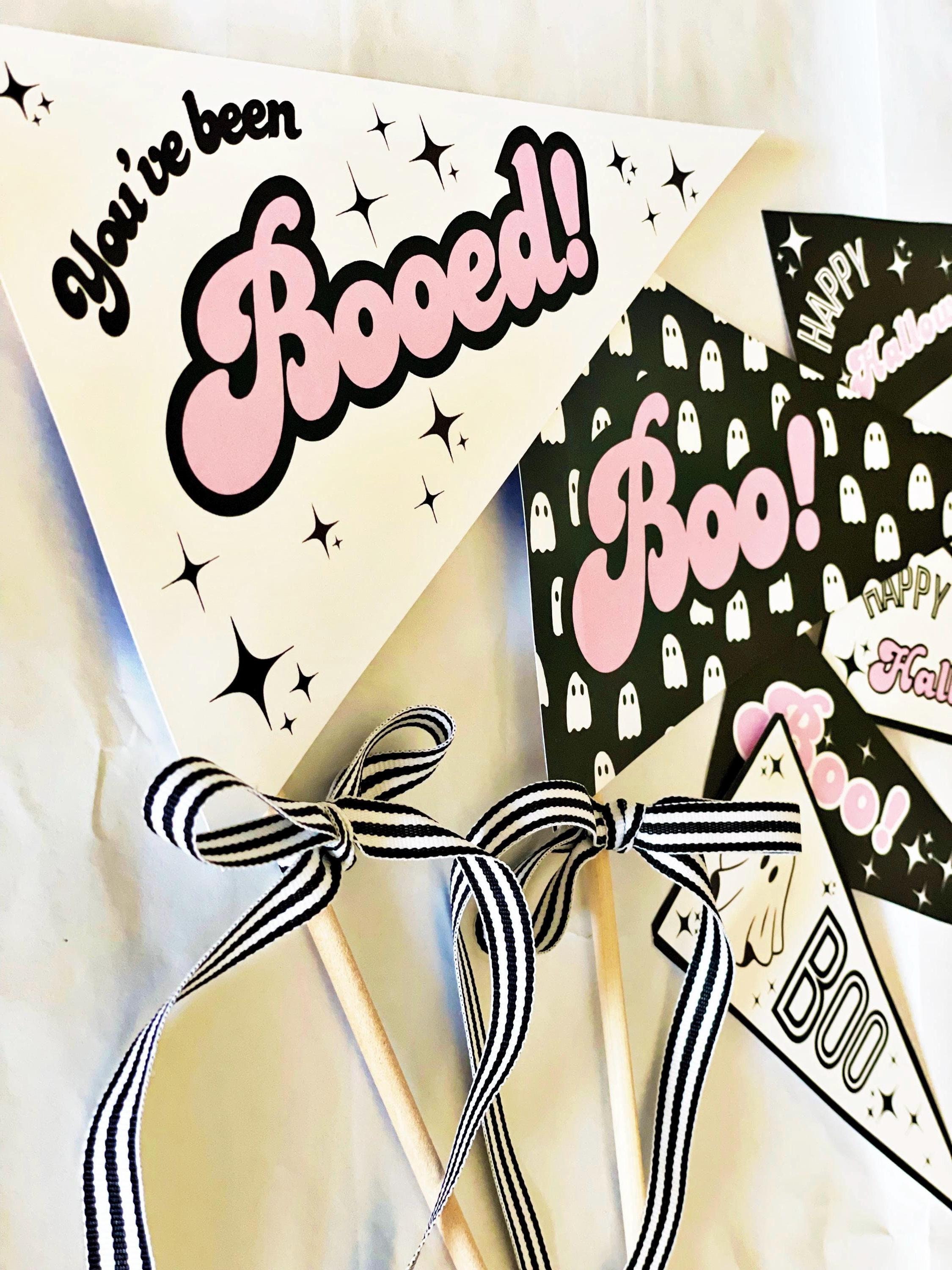 You've Been Booed Kit, Halloween Boo Tags, You've Been Boo'd Pennants ...