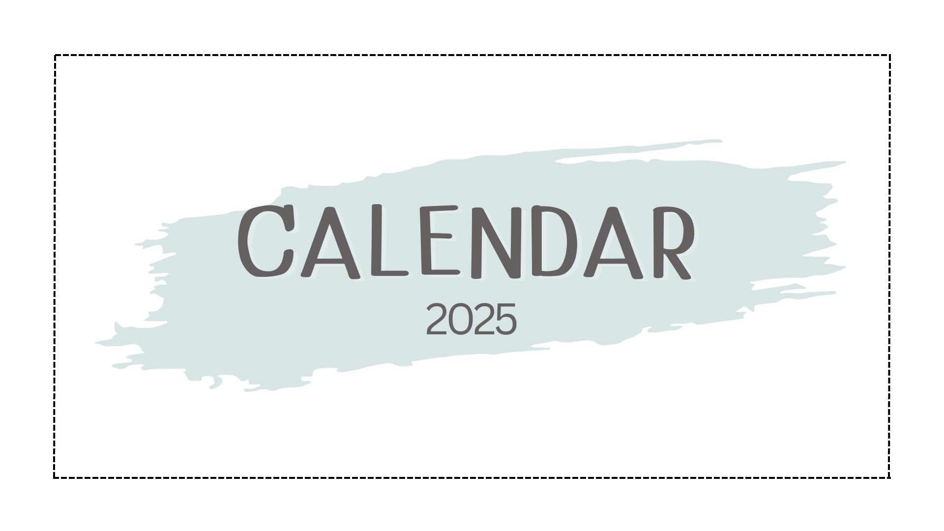 2025 Monthly Calendar & Planner - Simple Calendar and Planner With ...