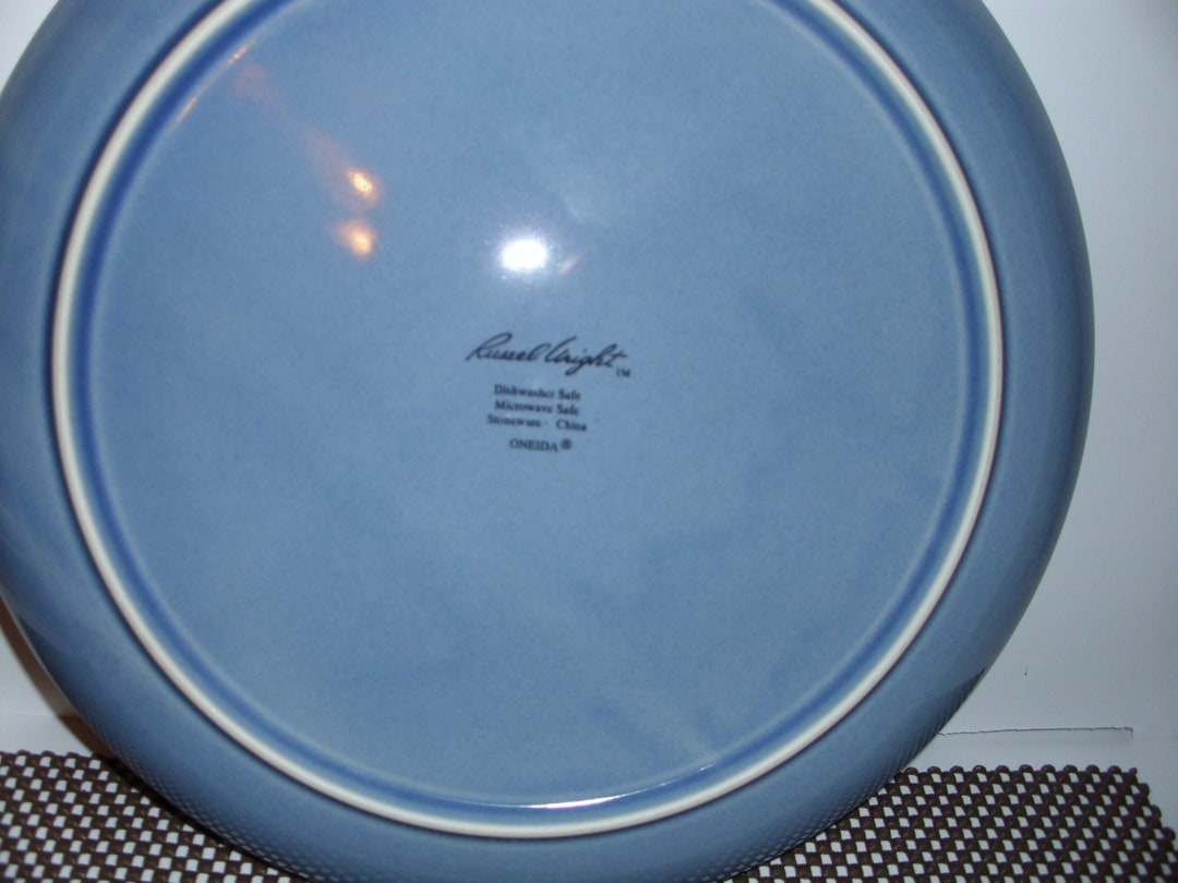 Oneida Russel Wright Manitoga Blue Dinner Plate 11.5 Stoneware - Etsy