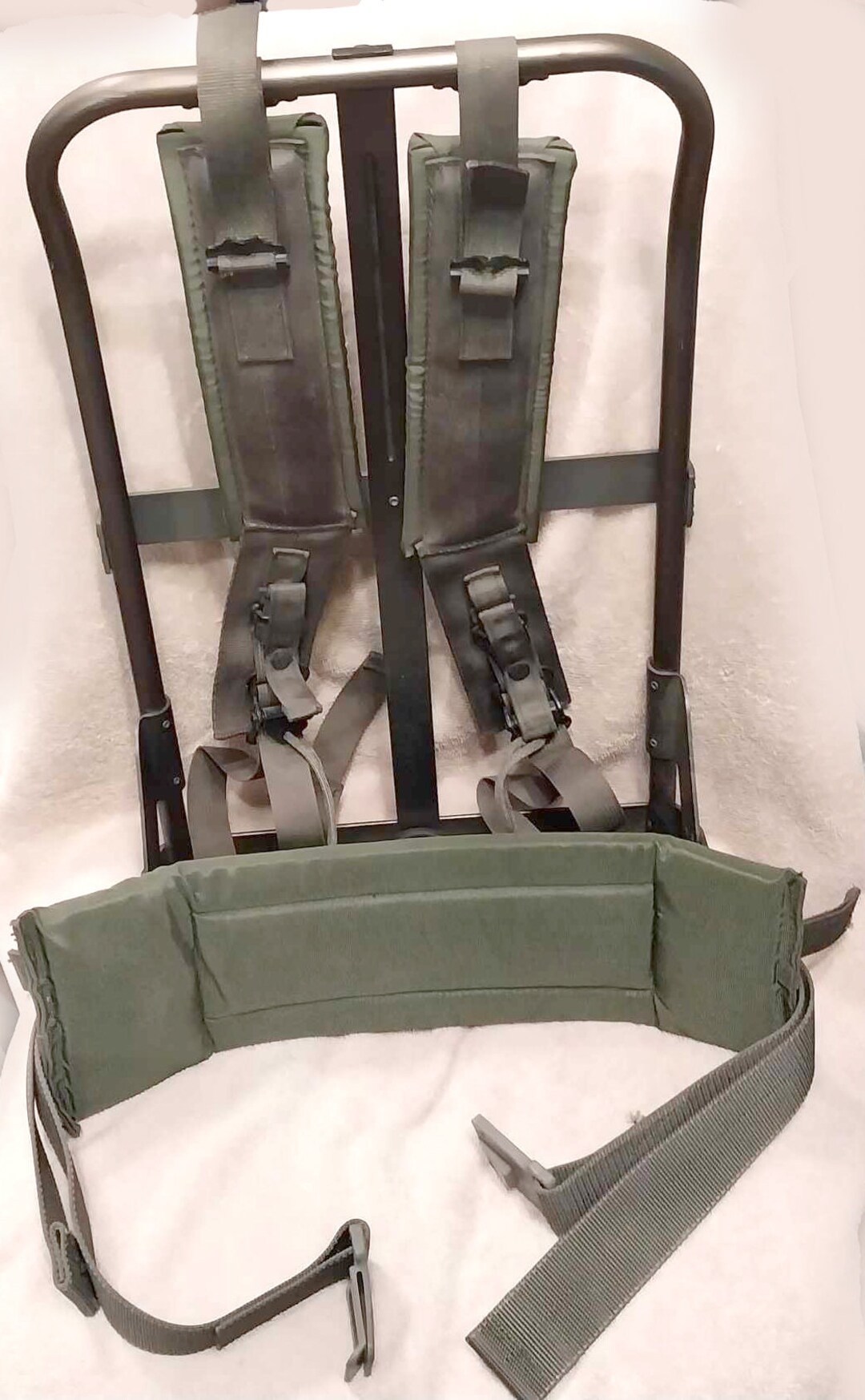 USGI US Military LC-2 Alice Field Pack Backpack Frame With Kidney Belt ...