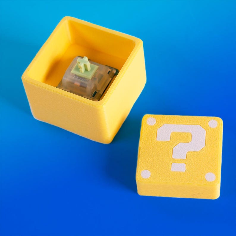 Mario Question Block Fidget Clicker: Gaming Stress Relief Toy - Etsy