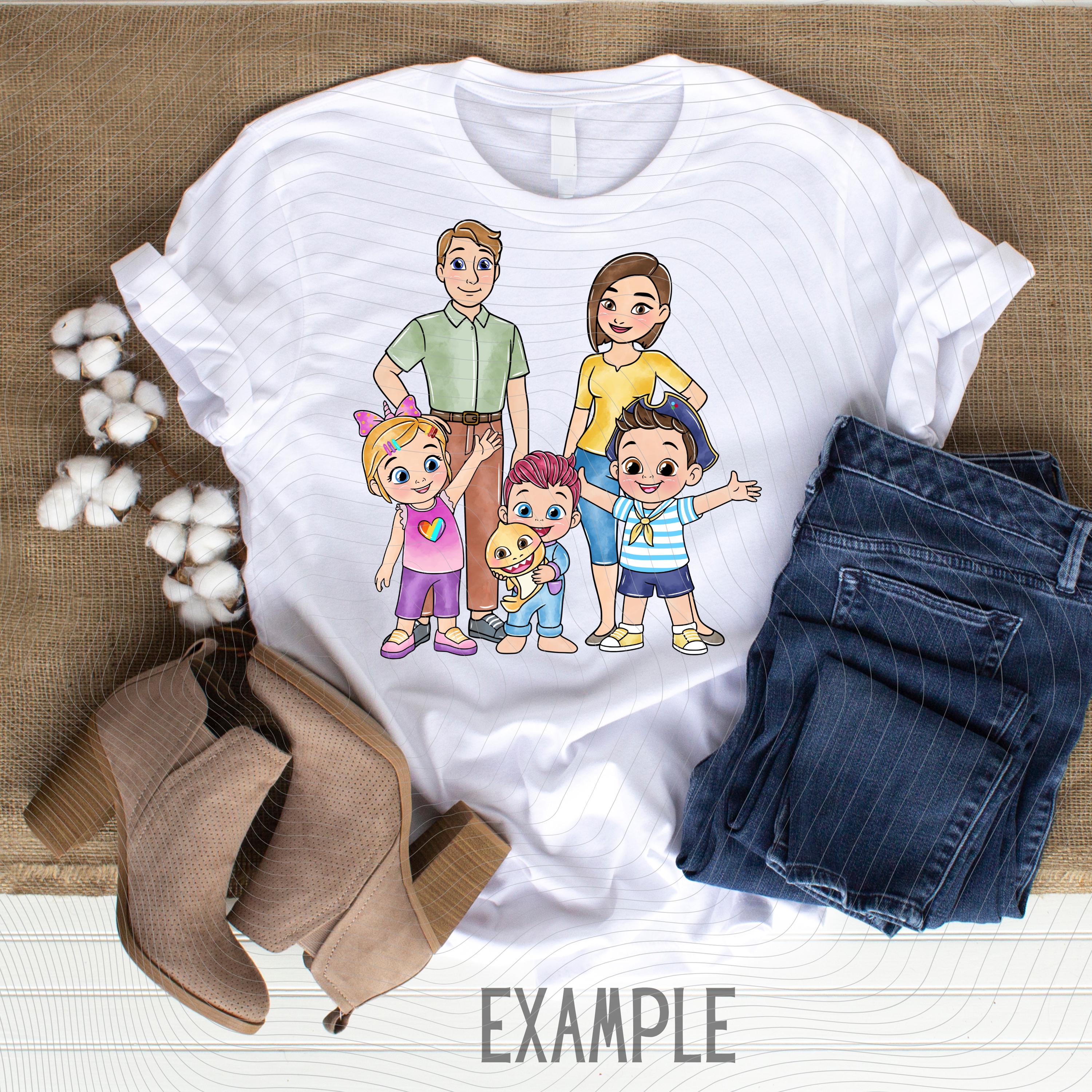Bebefinn Family Clipart PNG Watercolor 14 Bebefinn PNG Digital Art ...
