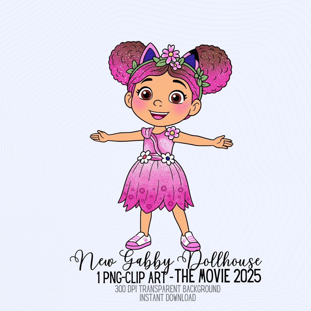 Gabby Dollhouse Movie 2025 Clipart PNG, Gabby Dollhouse PNG, Girl ...