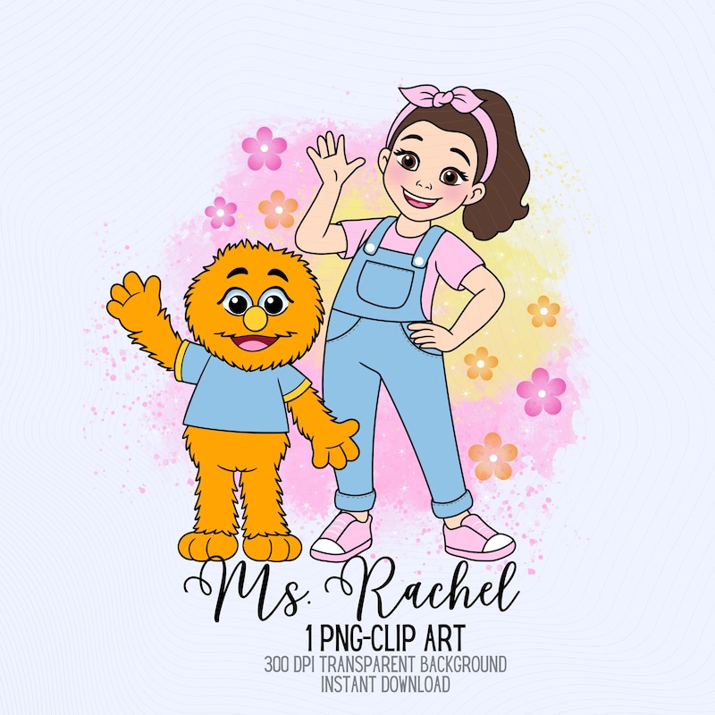 Ms Rachel Clipart - Etsy
