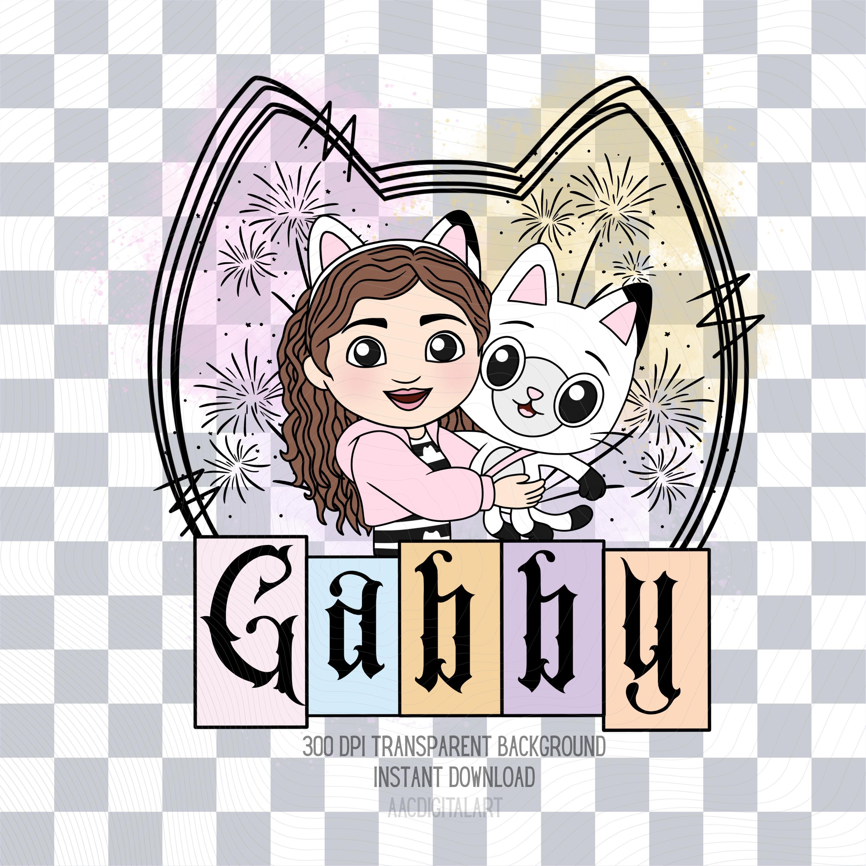 Gabby Dollhouse PNG Clipart | Gabby and Pandy Kawaii Illustration ...