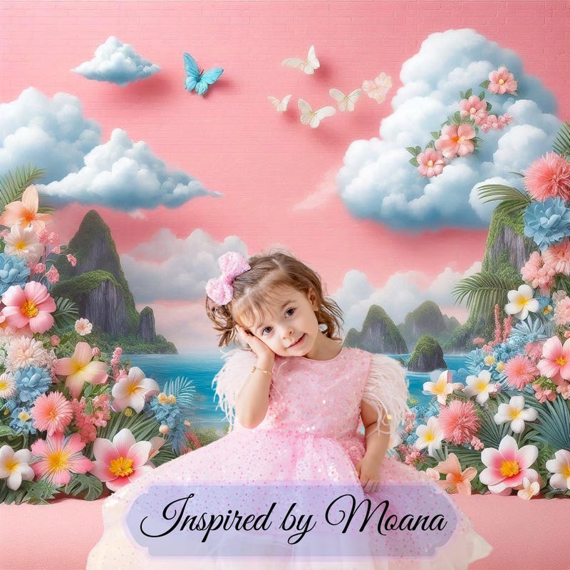 Moana Backdrop - Etsy