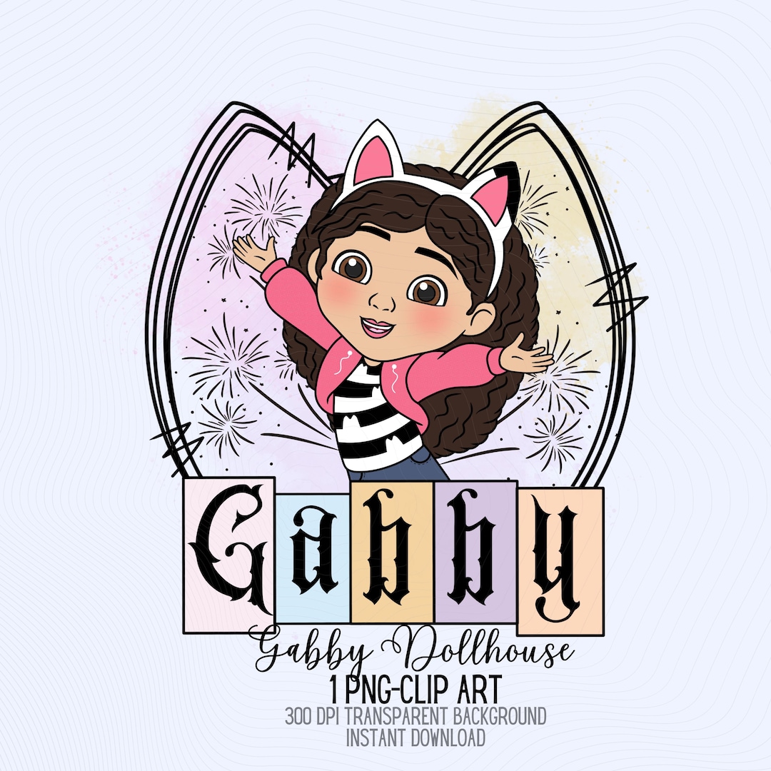 Gabby Dollhouse PNG Clipart | Gabby the Movie | Kawaii Illustration ...