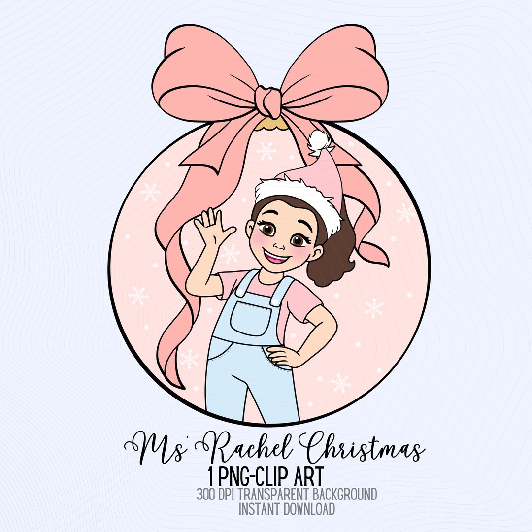 Ms. Rachel Christmas PNG Clipart | Digital Download | Holiday ...