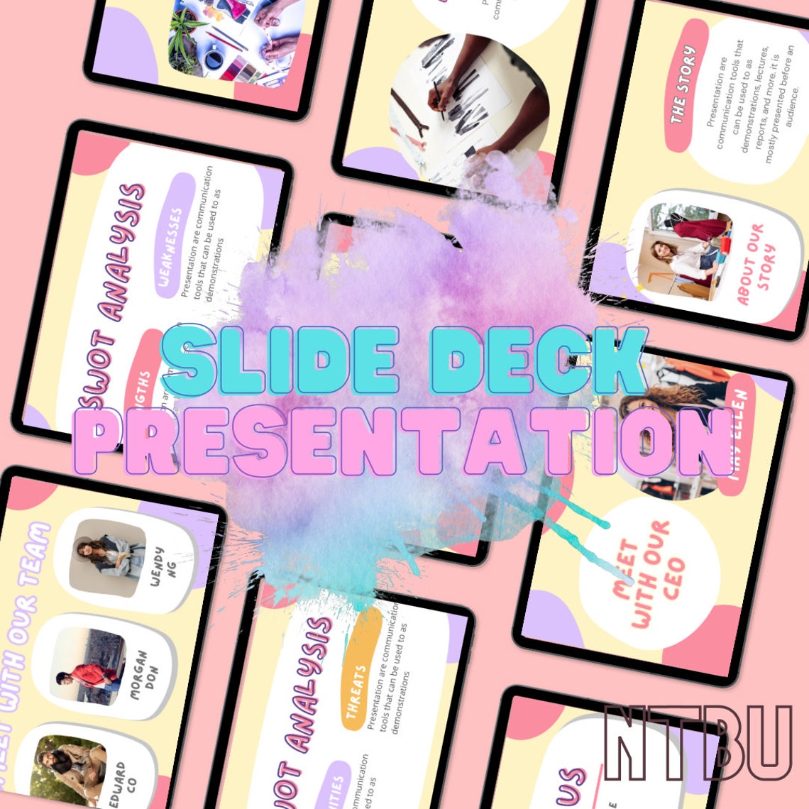 Slide Deck, Presentation Deck , CANVA Presentation Deck, Editable CANVA ...