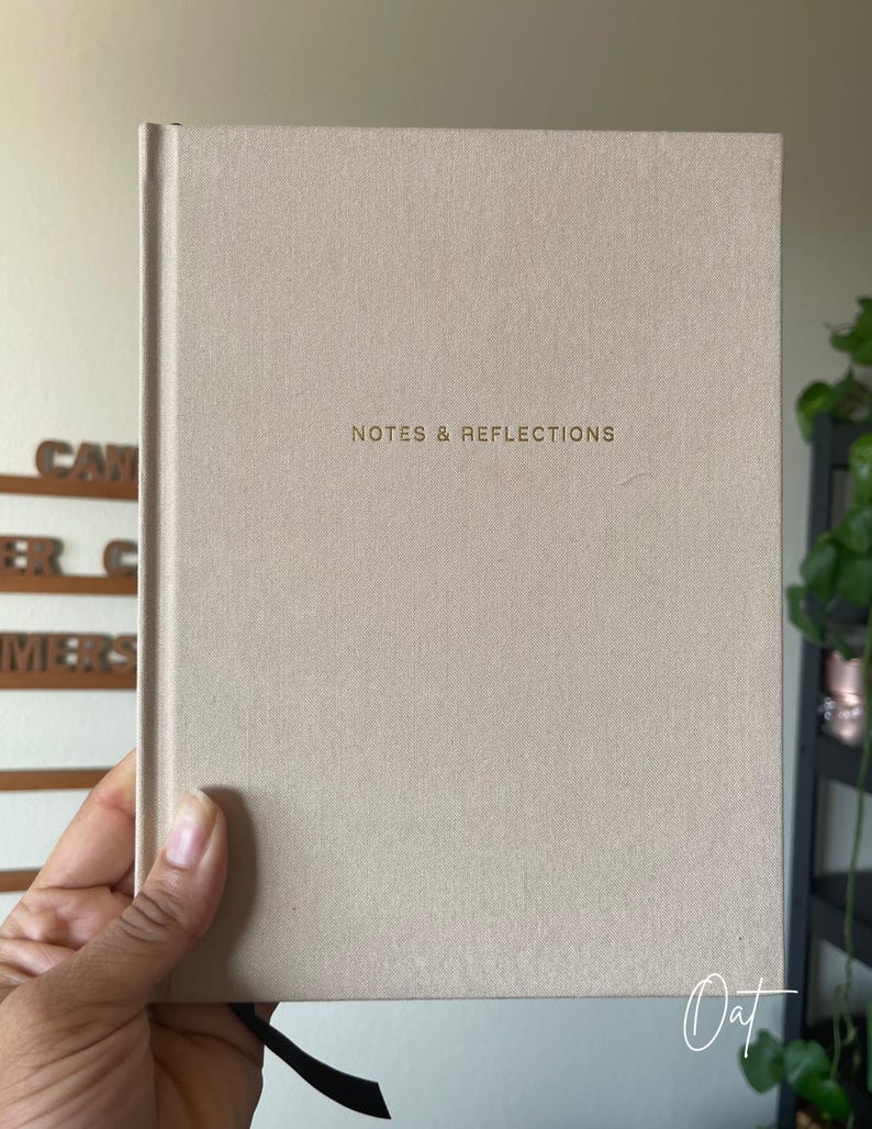 Linen Journal - Etsy