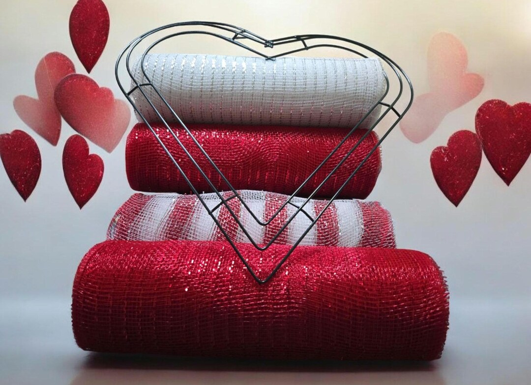 The Perfectvalentine. Bundle, Decorative Mesh Ribbon, Deco Mesh Wreath ...