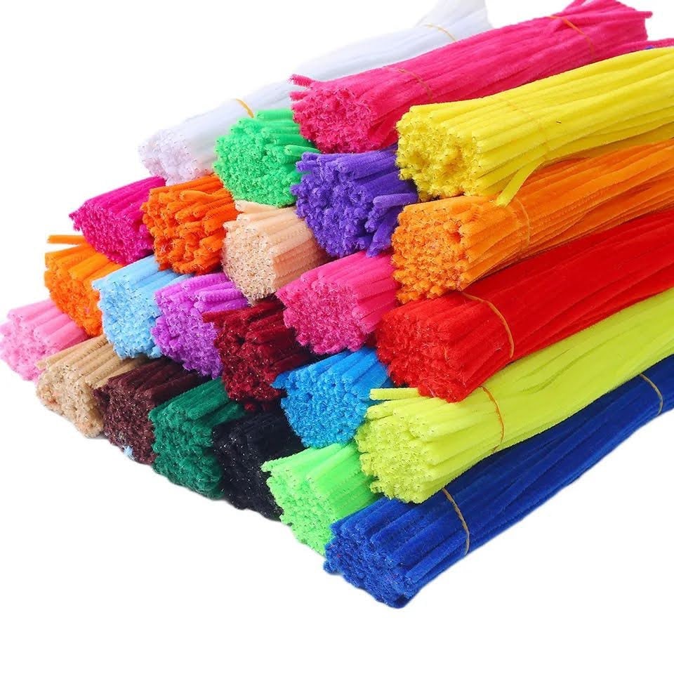 Chenille Stems Pipe Cleaners, Twisted Wire DIY Craft, 100 Pack - Etsy