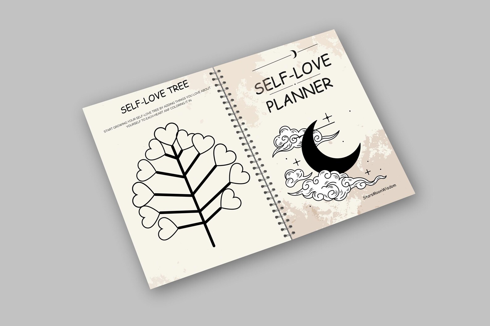 Self Love Planner With Inspirational Quotes L Daily Journal L ...