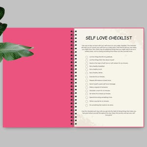Self Love Planner With Inspirational Quotes L Daily Journal L ...