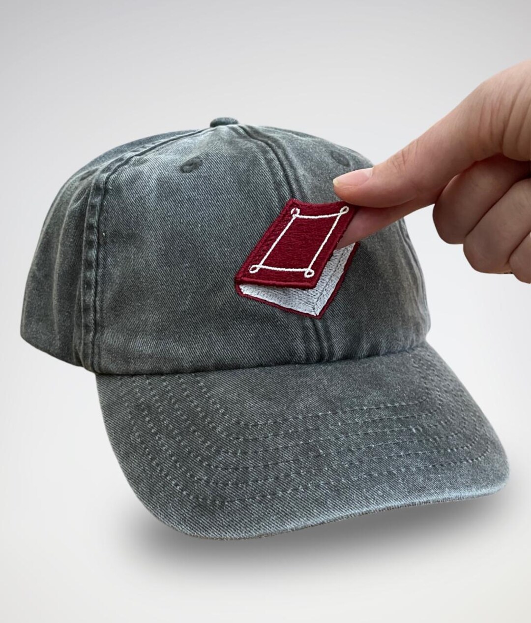 Embroidered Book Hat | Interactive Literary Gift - Etsy
