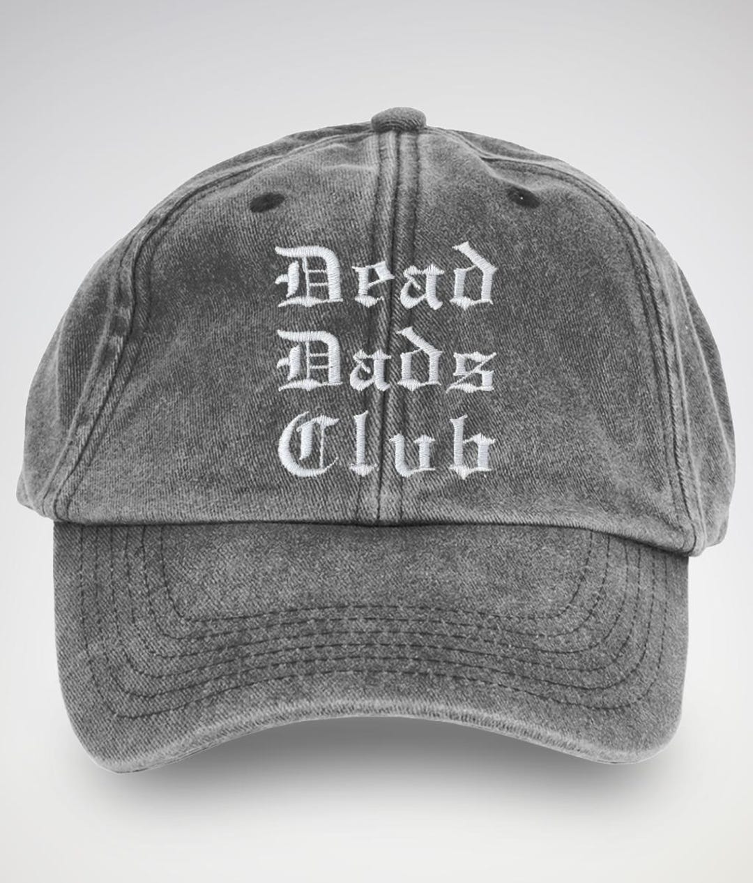 Dead Dads Club Embroidered Hat | Grief Humor, Old English Font - Etsy