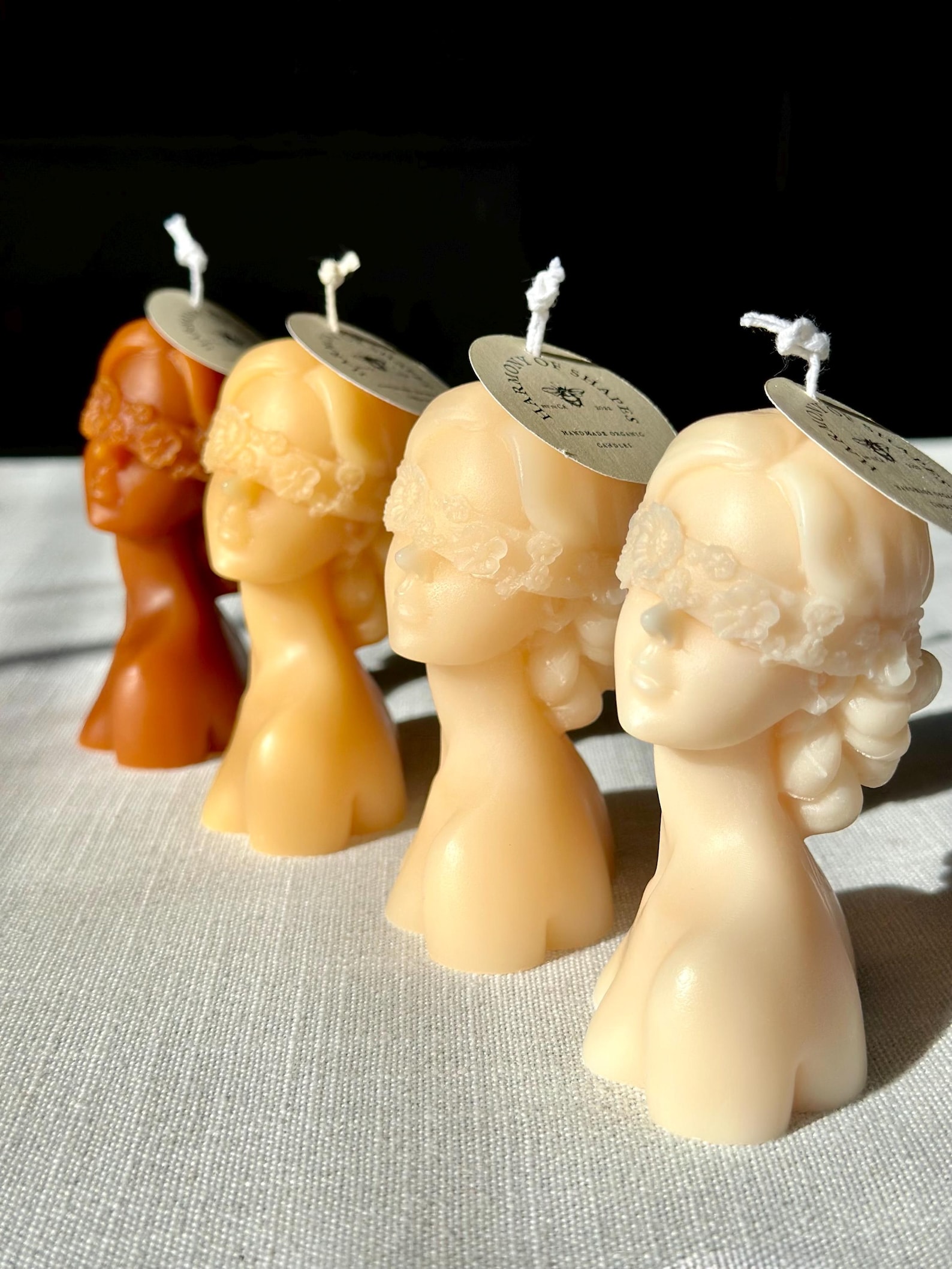 Blindfolded Woman Candle, Flower Lady Candle, Woman Body Shape Candle ...