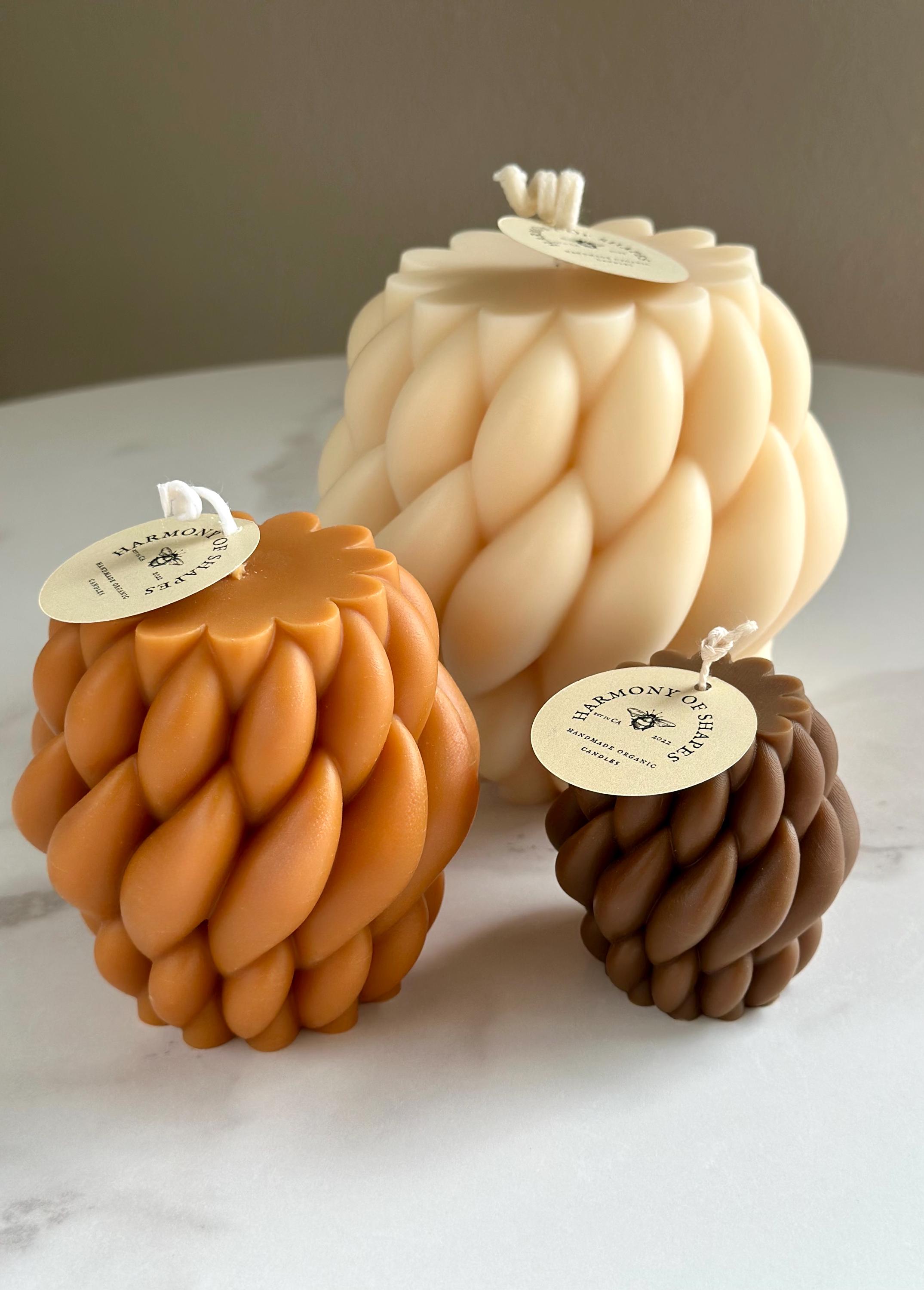 Huge Knot Candle, Chunky Yarn Shaped Candle, Knit Candle, Aesthetic ...