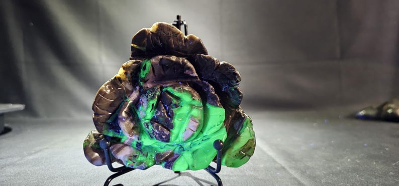Volcano Agate Flower Unique Healing Crystal Natural Gemstone Decor ...