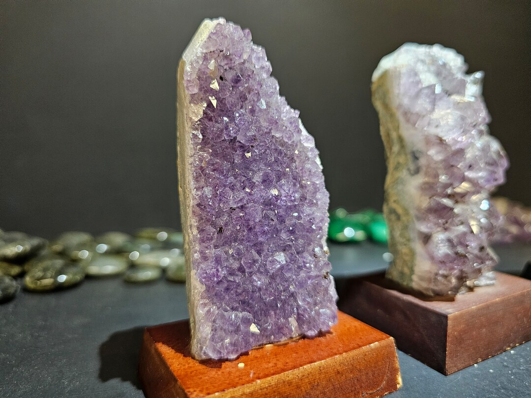 Stunning Amethyst Clusters on Stands - Etsy
