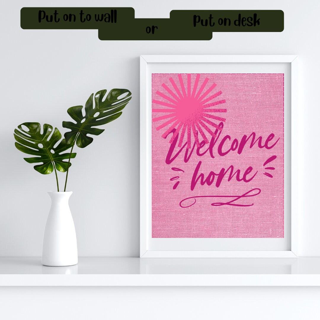 Welcome Home Wall Art, Home & Living, Home Decor, Wall Decor, Wall ...