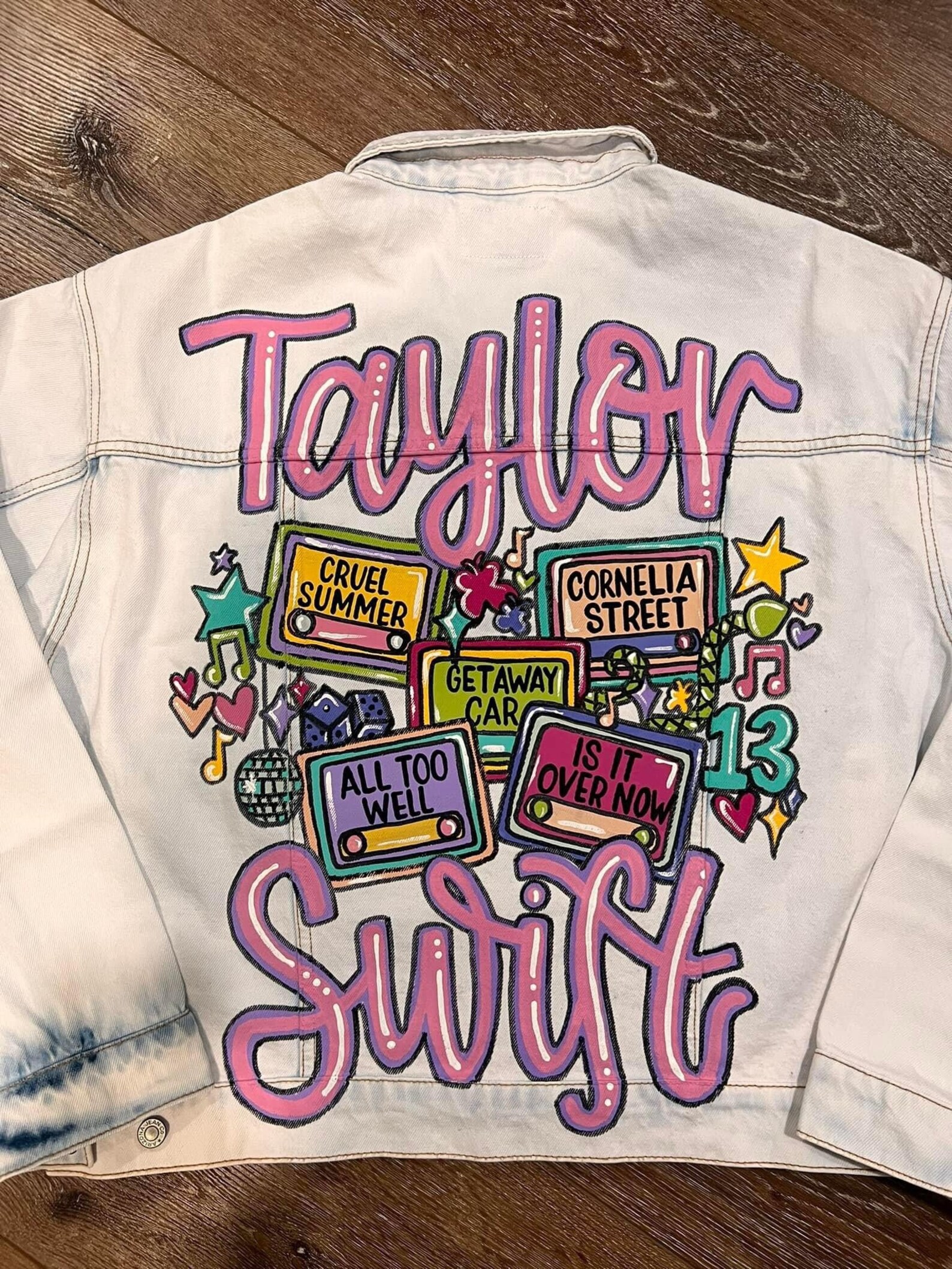 Hand Painted Jean Jackets - Etsy