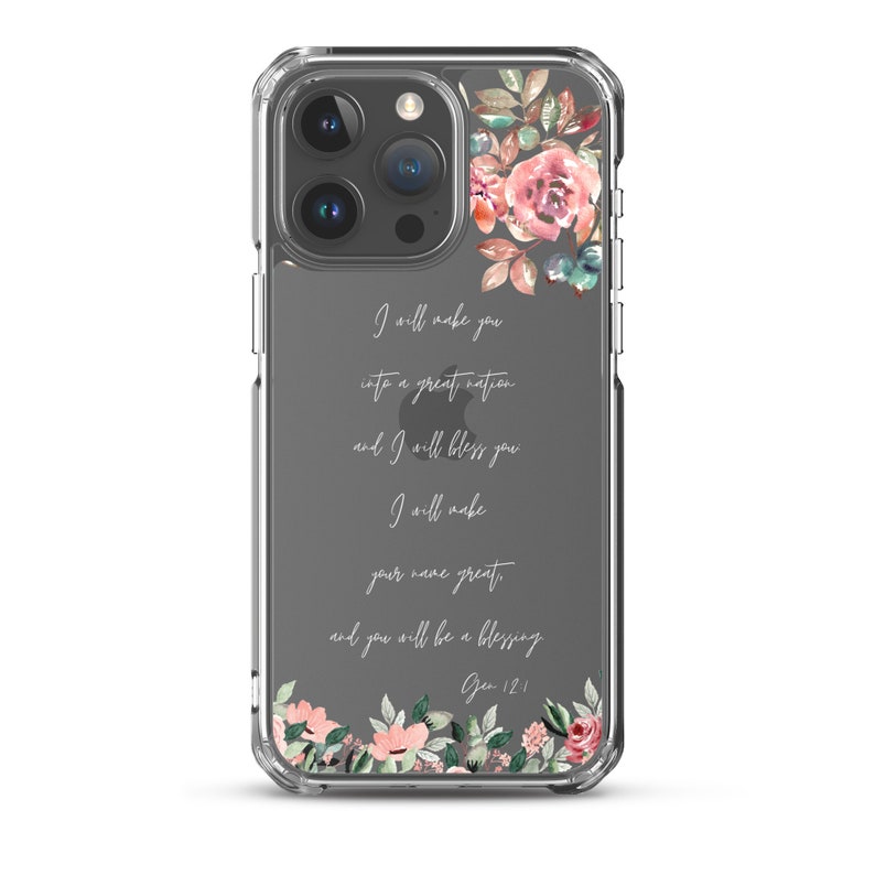 Genesis 12:1 Bible Blessing Scripture Verse Christian iPhone 15 14 13 ...