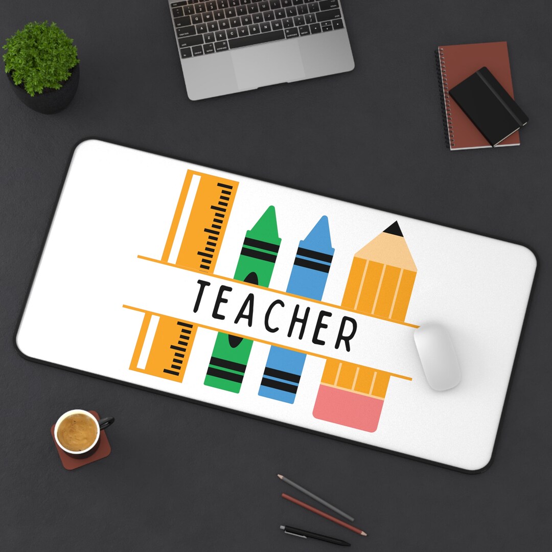 Custom Teacher Desk Mat Teacher Gift Teacher Appreciation Gift, Back to ...
