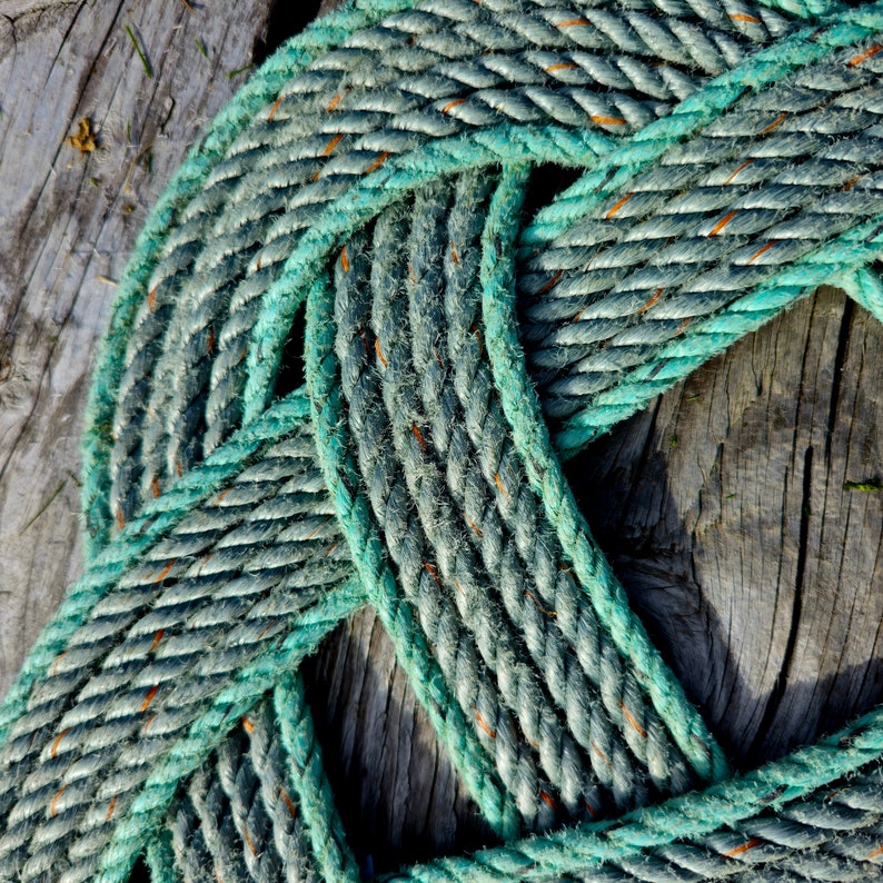 Ocean Plait Oval Table Runner Centerpiece Handwoven Rope Mat Green and ...