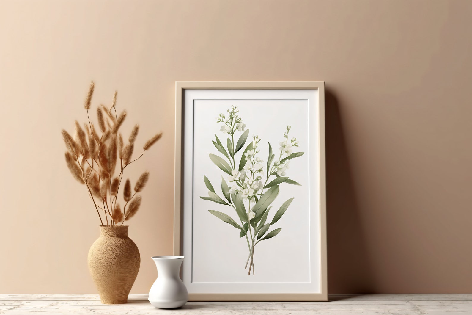 Sage Green Botanical Wall Art Set of 3 Green Botanical Prints ...