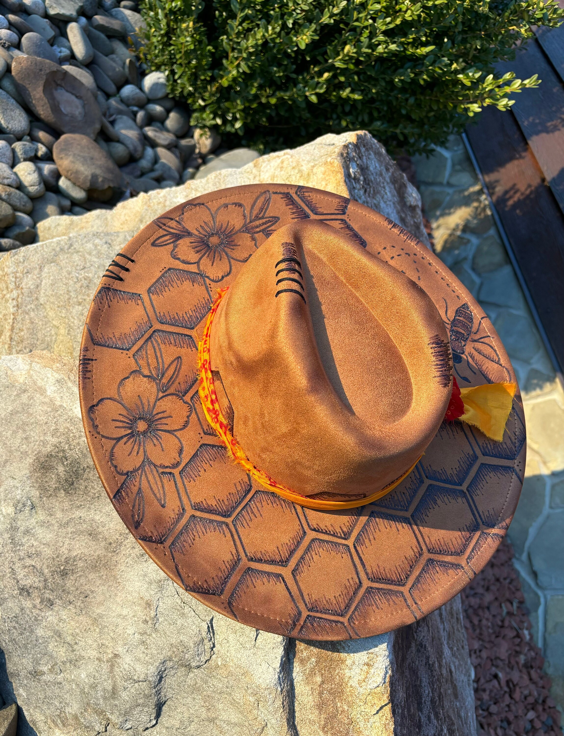Oh Hon-nay custom Burned Hat - Etsy
