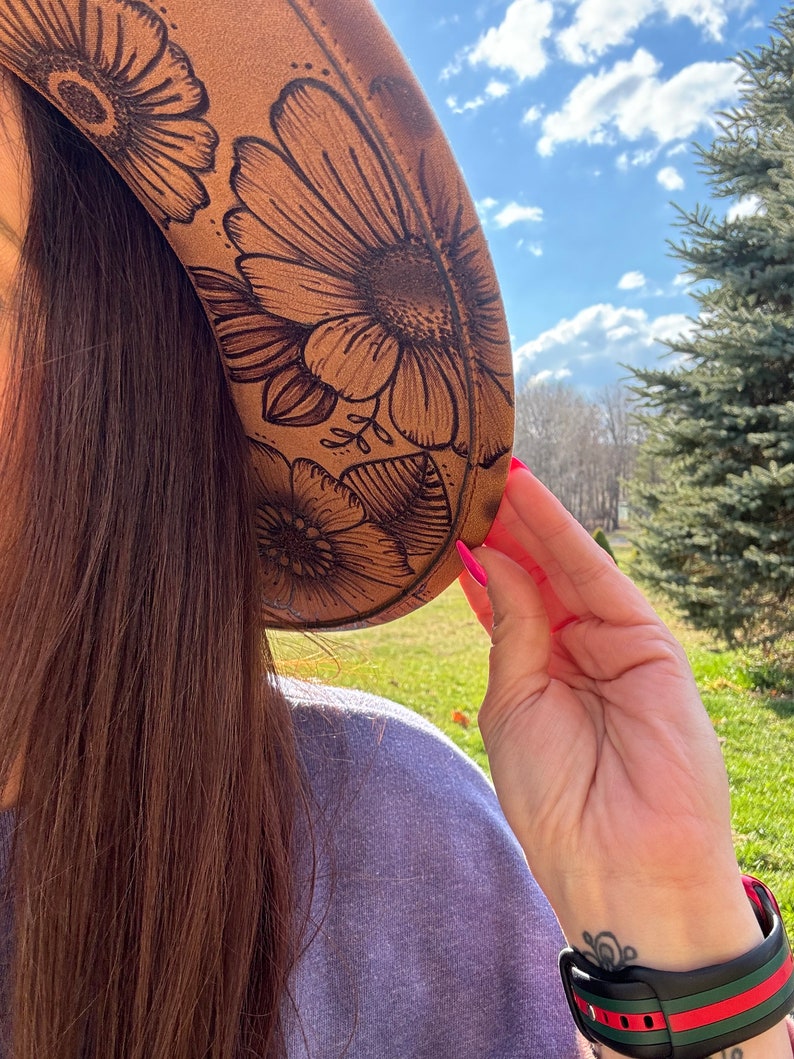 Oh Hon-nay custom Burned Hat - Etsy