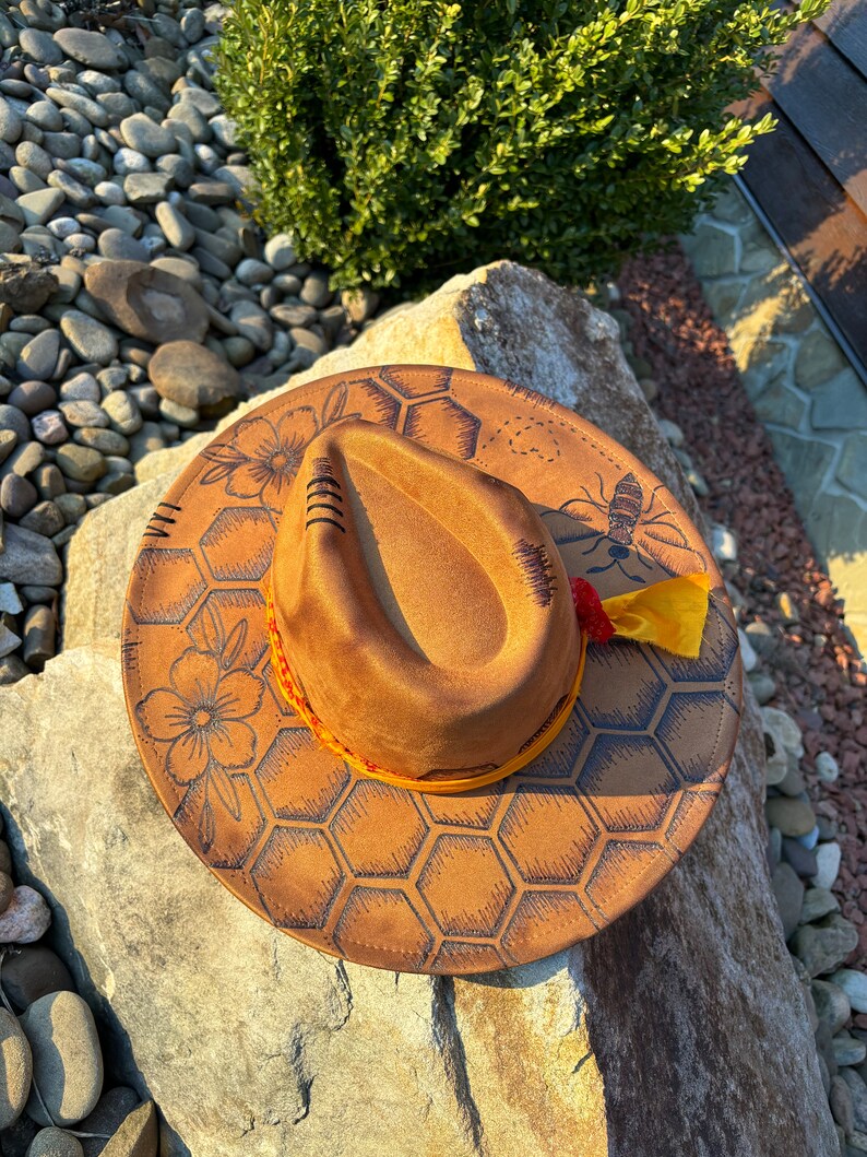 Oh Hon-nay custom Burned Hat - Etsy