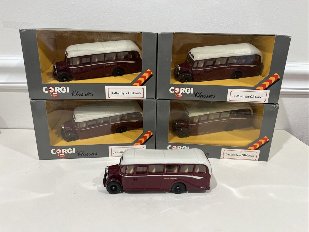 Corgi Classics D949/18 Bedford Type OB Coach Devon General Model 1:50 ...