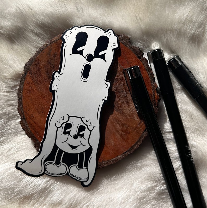 Ghost, Two Kids as a Ghost Wearing a Cloth, Rubberhose, Cuphead Style ...