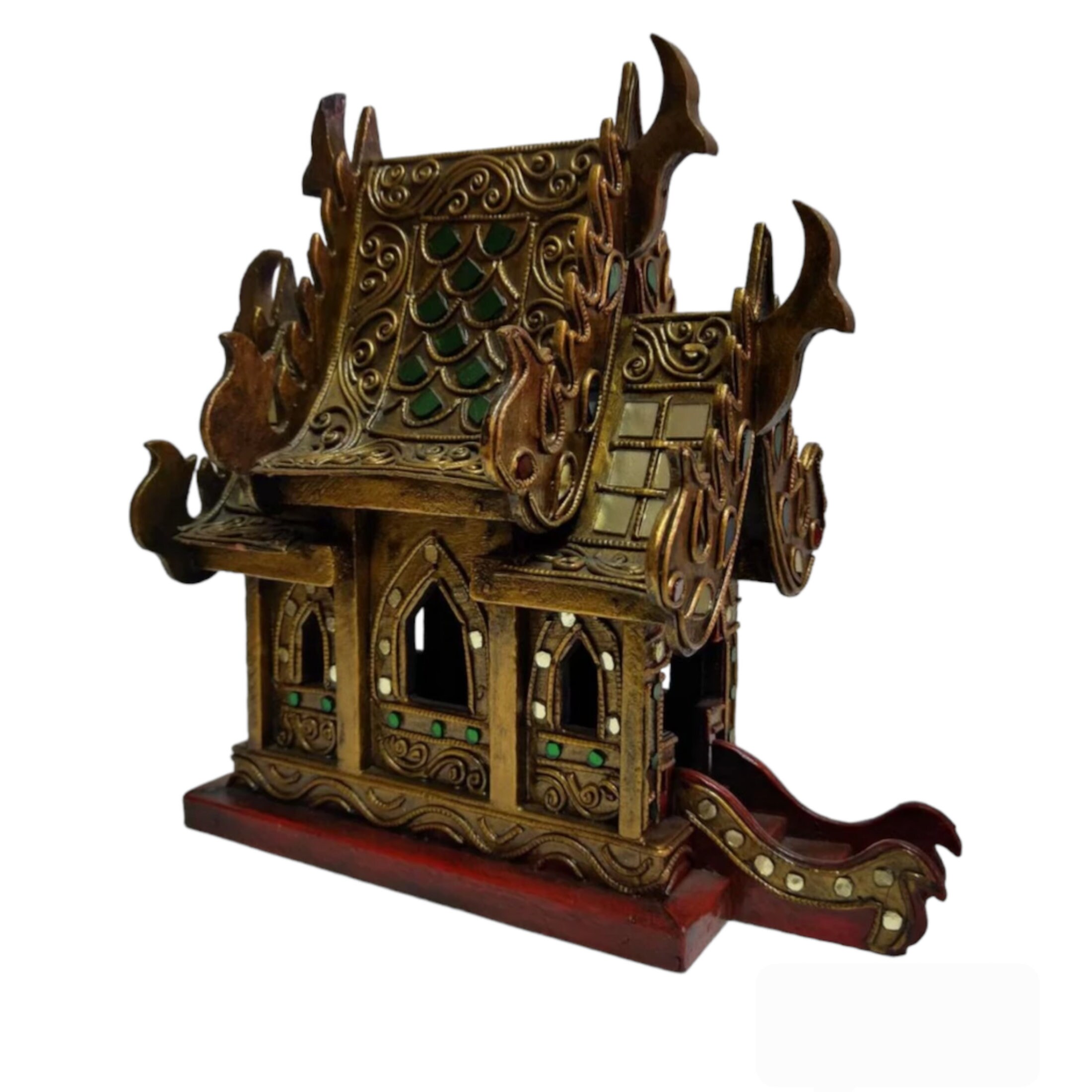Handcrafted Thai Spirit House for Blessings and Protection - Etsy