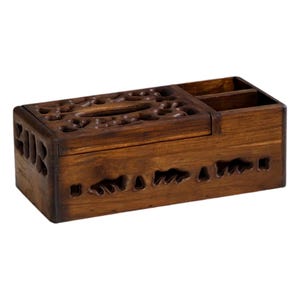 Teak Wood Multi-purpose Storage Box - Etsy