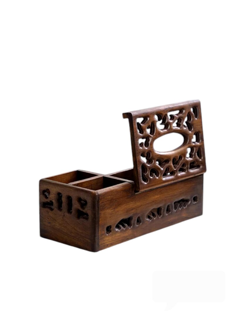 Teak Wood Multi-purpose Storage Box - Etsy